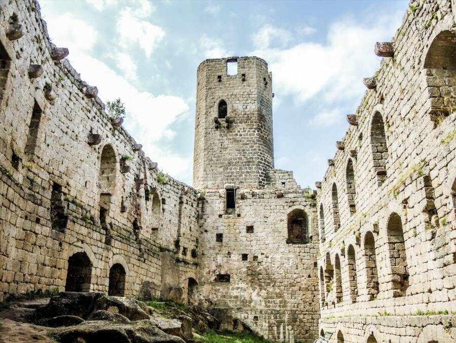 Inside Château D’Andlau, The Medieval Ruined Castle Of Alsace