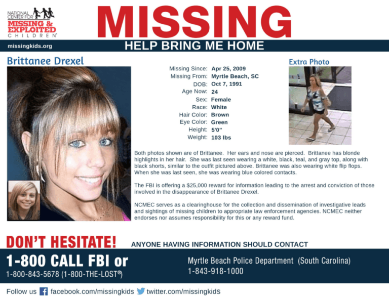 Brittanee Drexel, The Teen Who Vanished While On Spring Break