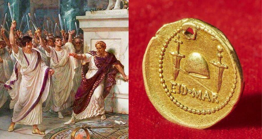 Gold Coin Celebrating Julius Caesar's Assassination Goes To Auction