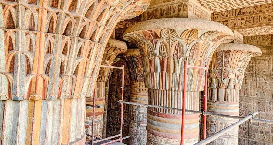 Temple Restoration Project In Egypt Reveals Dozens Of Colorful Frescoes
