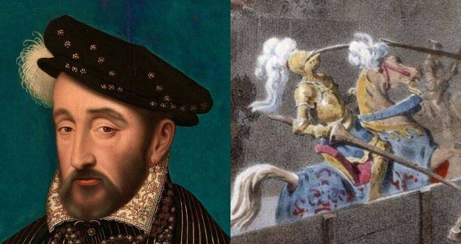 King Henry II Of France And His Gruesome Death By Jousting
