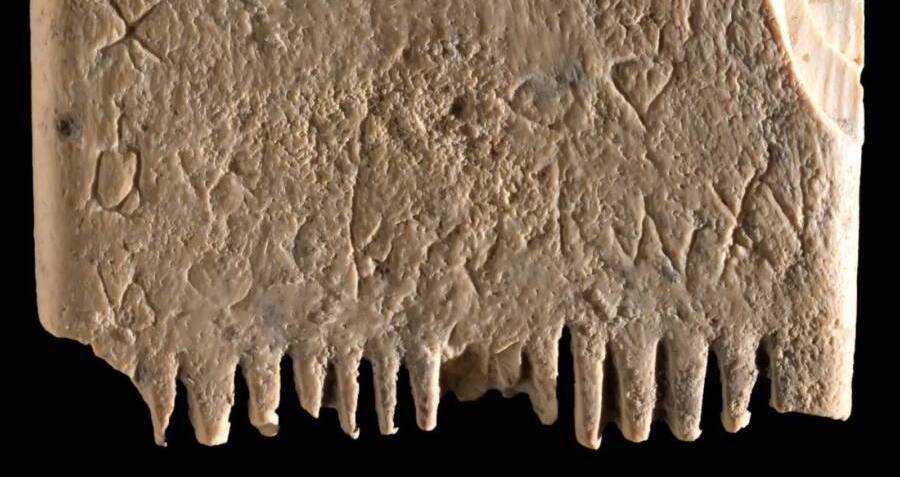 First Full Sentence Using An Alphabet Found On An Ancient Comb
