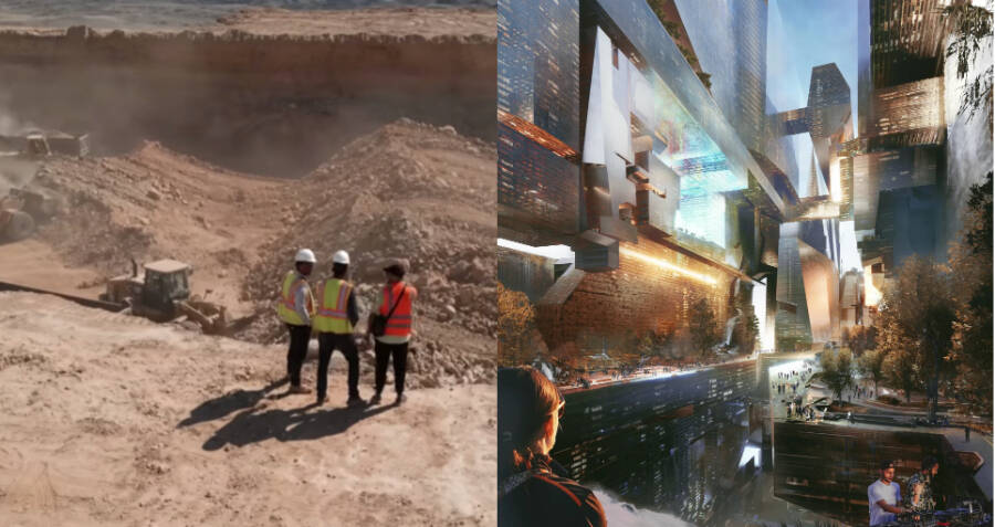 Work On The Vertical Megacity Known As 'The Line' Has Begun