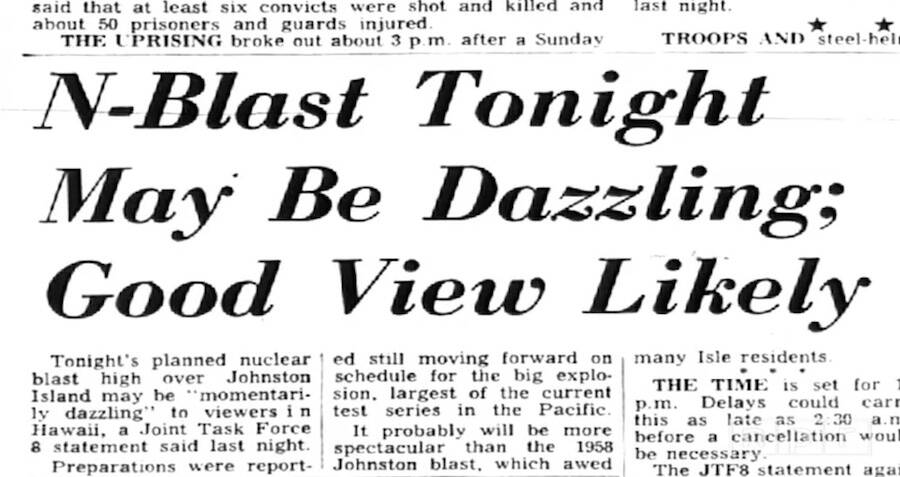 Starfish Prime, When The U.S. Detonated A Nuke In Space