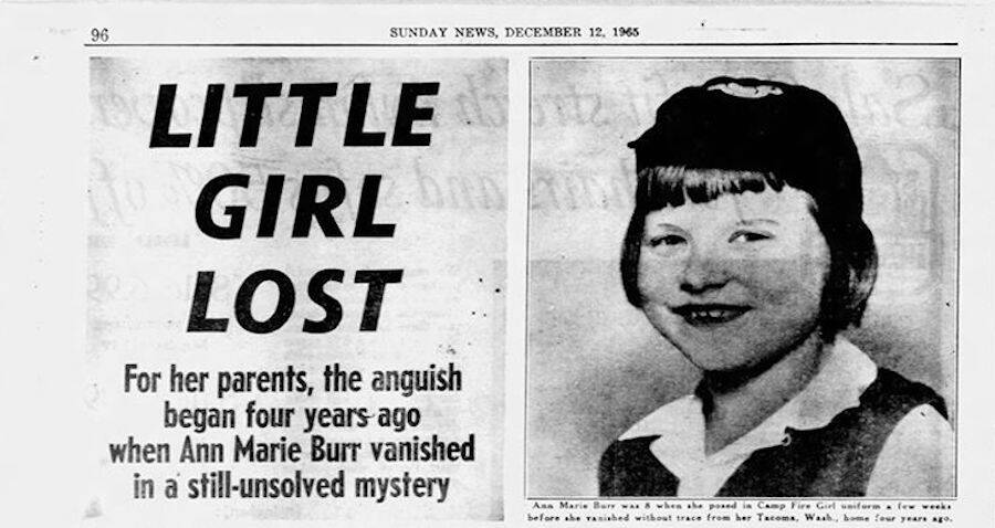 Ann Marie Burr, The Possible First Victim Of Ted Bundy