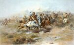 Custer's Last Stand At The Battle Of Little Bighorn In 1876
