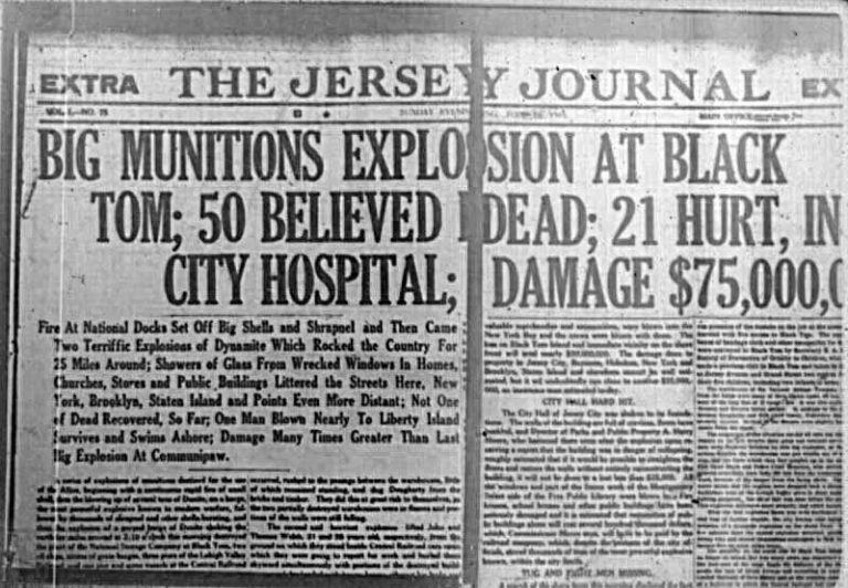 Black Tom Explosion: The Bombing That Rocked New York In 1916