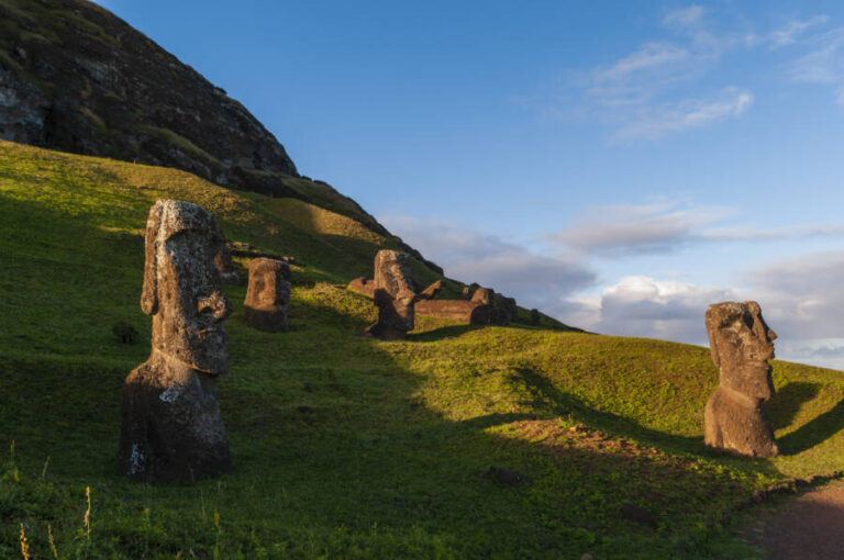 New Moai Statue Discovered In Dried-Up Volcanic Crater Lake