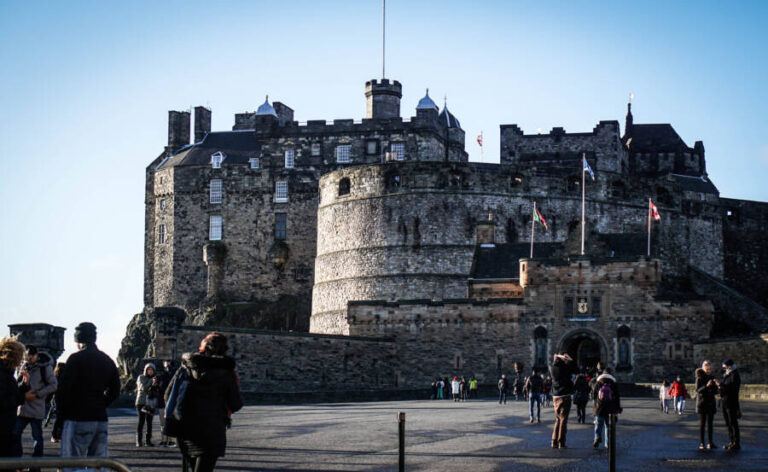 Edinburgh Castle, Scotland's Stone Fortress From The Medieval Era