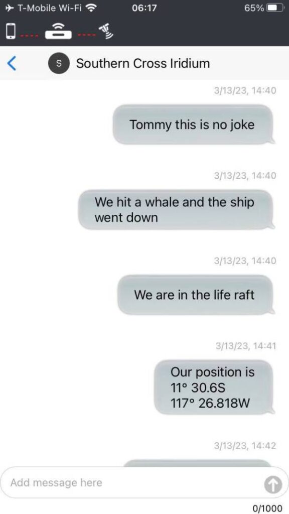 Sailboat Crew Rescued At Sea After A Whale Sinks Their Ship