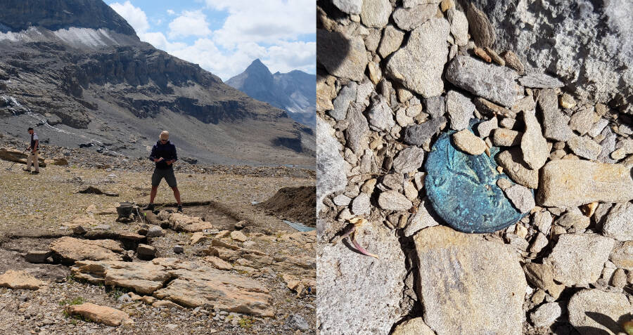 Ancient Roman Shrine Discovered By A Hiker In The Swiss Alps