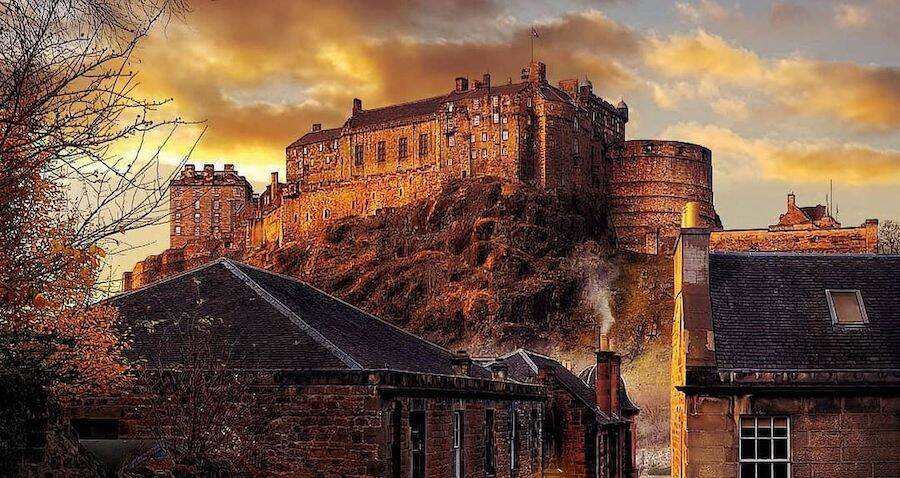 Edinburgh Castle, Scotland's Stone Fortress From The Medieval Era