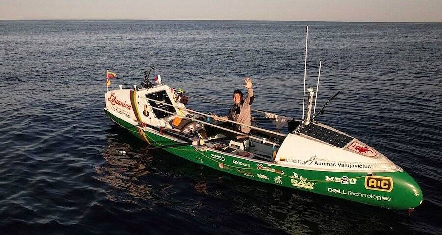 Lithuanian Man Completes Solo Journey Across The Atlantic