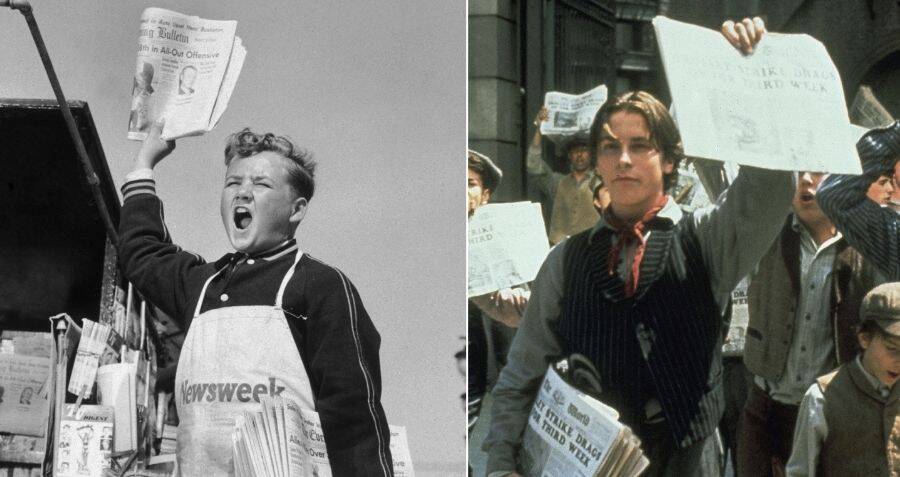 The Real History Of Newsies, Young Boys Who Once Peddled Newspapers