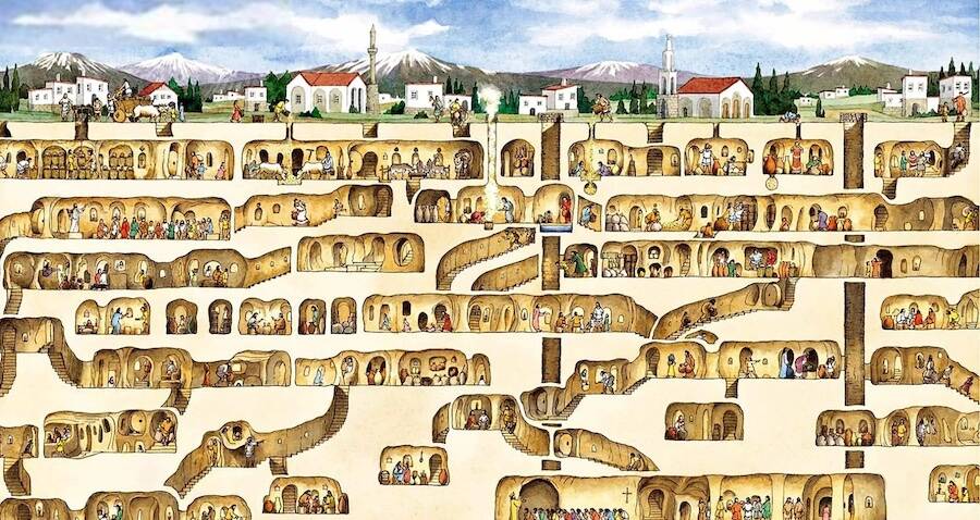 Inside Derinkuyu, The Ancient Underground City Beneath Turkey