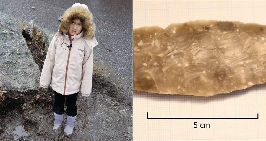 8-Year-Old Norwegian Girl Finds Stone Age Dagger Near Her School