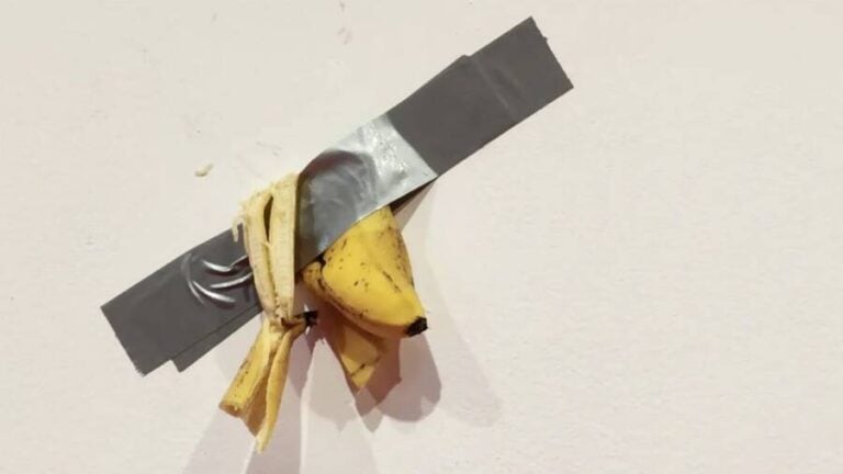 South Korean Student Eats $120,000 Banana Art Off Museum Wall
