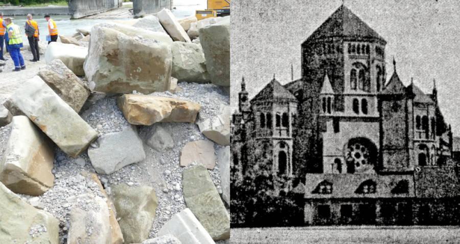 Pieces Of Synagogue Destroyed By Nazis Found In German River