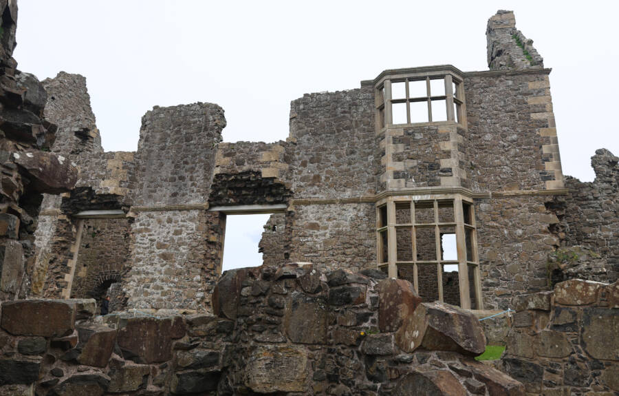 Dunluce Castle, The Medieval Fortress On The Cliffs Of Northern Ireland