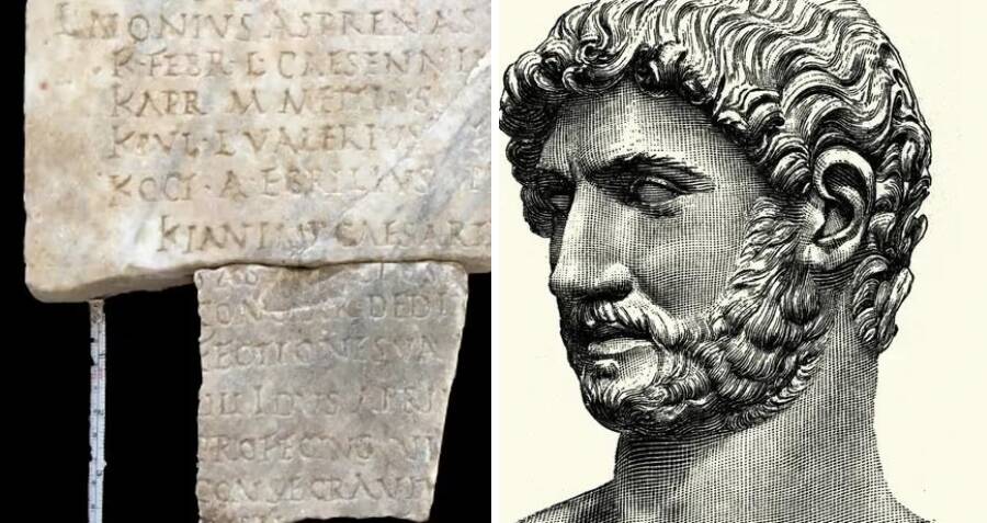 Archaeologists Uncover Fragments Of Hadrian's Daily Calendar