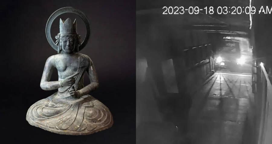 250-Pound Bronze Buddha Statue Stolen From L.A. Art Gallery