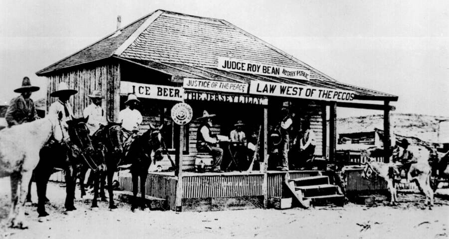 Judge Roy Bean, The Wild West Saloon-Keeper And Justice Of The Peace