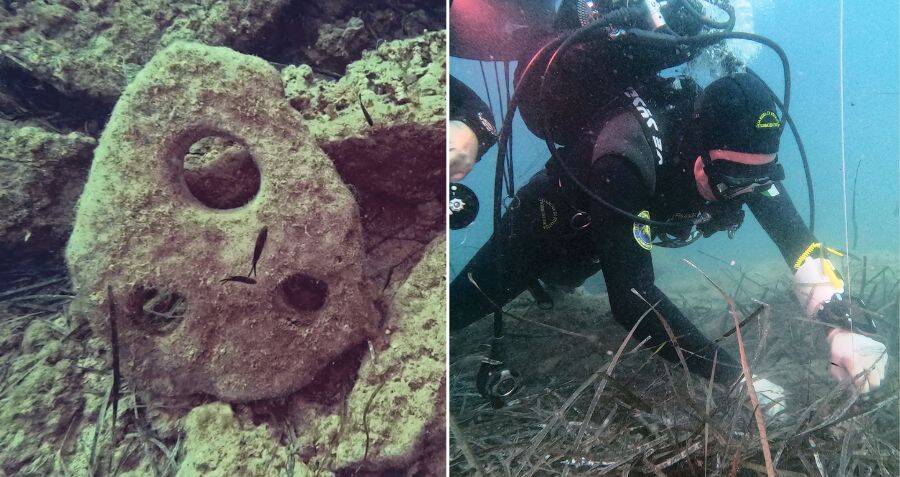 Two Ancient Stone Anchors Were Just Discovered Off The Coast Of Sicily
