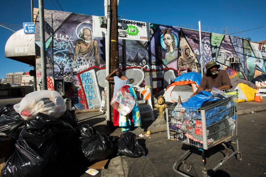 Inside Skid Row, Los Angeles' Neighborhood For The Homeless