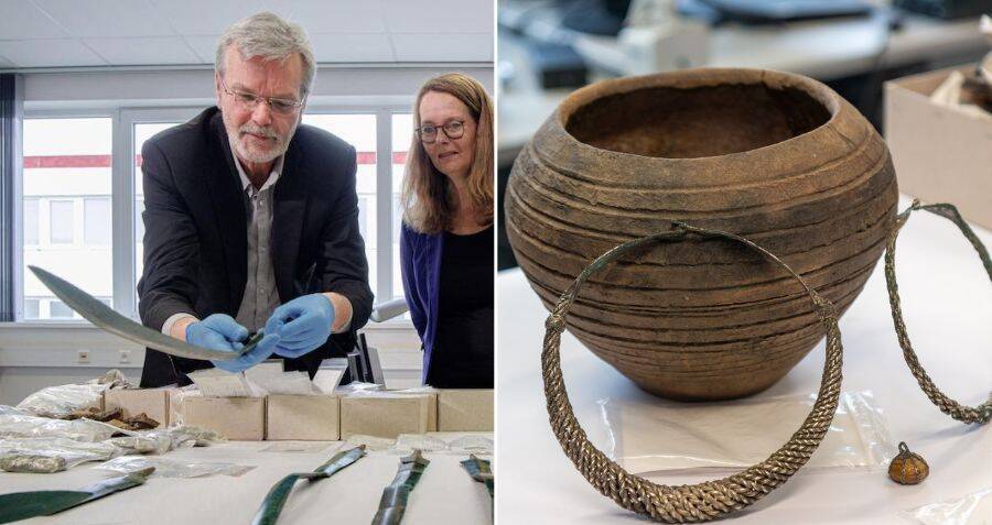Bronze Age Swords And Medieval Coins Discovered In Germany