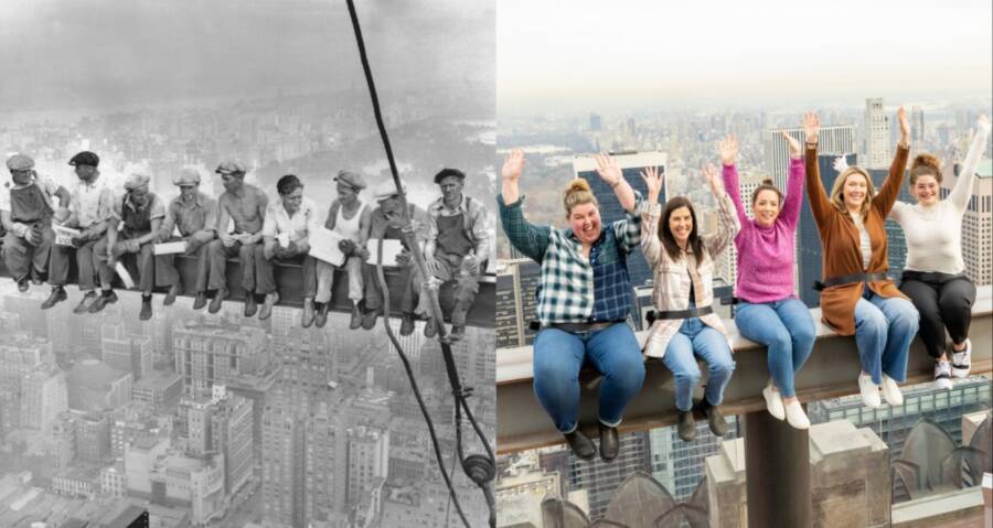 Recreate The 'Lunch Atop A Skyscraper' Photo At Rockefeller Center