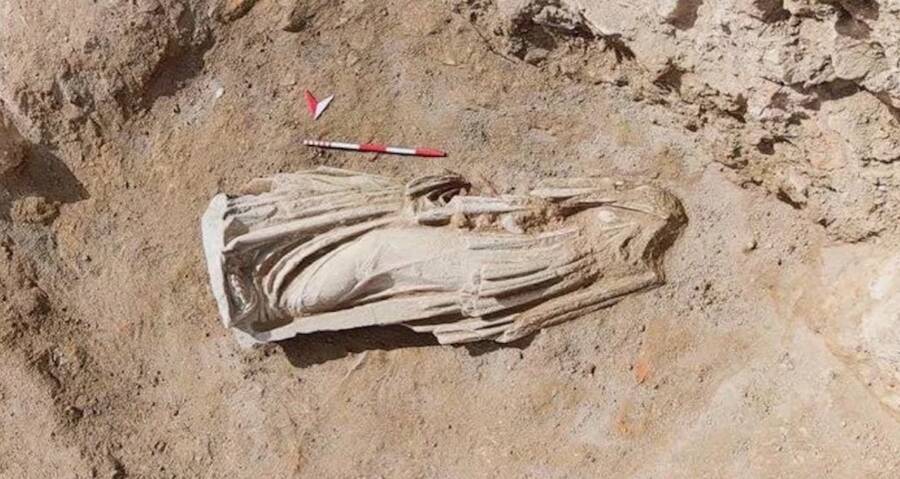 Hellenistic-Era 'Dancing Muses' Statue Unearthed After 22 Centuries