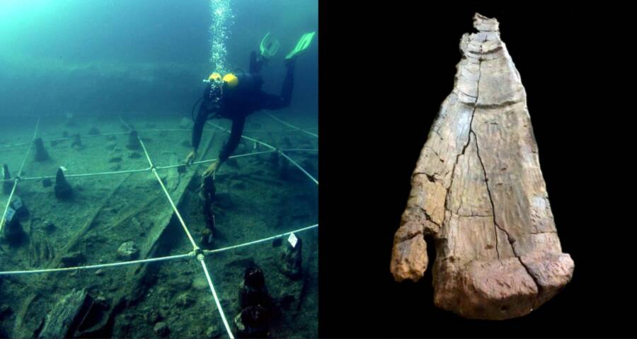 Archaeologists Discover Five Stone Age Canoes Near Rome