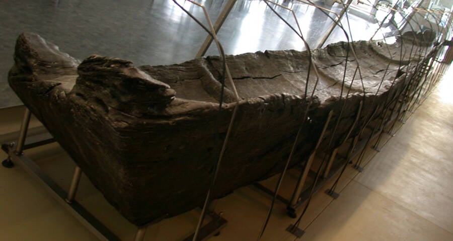 Archaeologists Discover Five Stone Age Canoes Near Rome