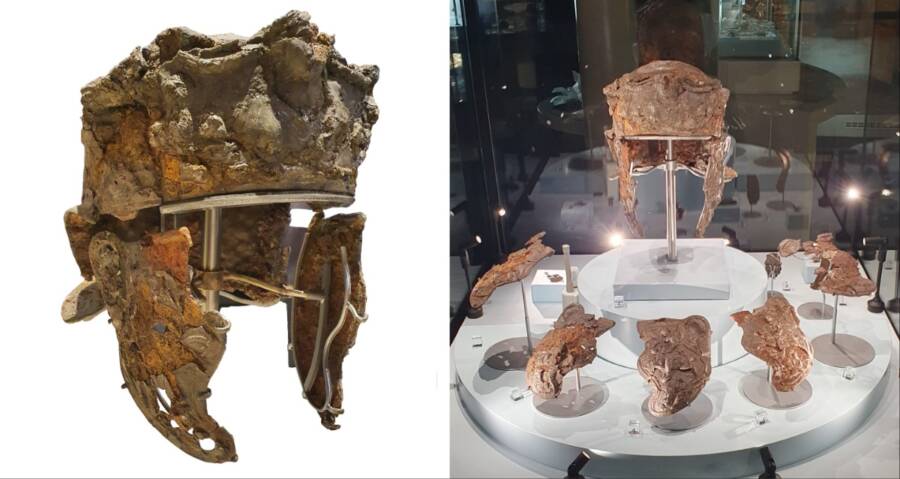 Hallaton Roman Helmet Restored For The First Time