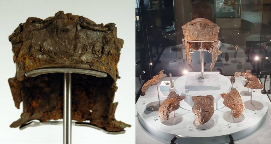 Hallaton Roman Helmet Restored For The First Time