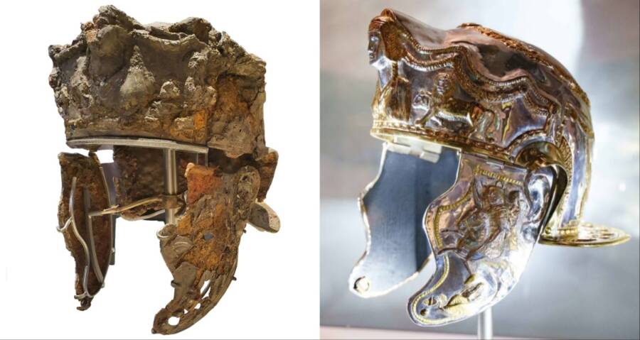 Hallaton Roman Helmet Restored For The First Time