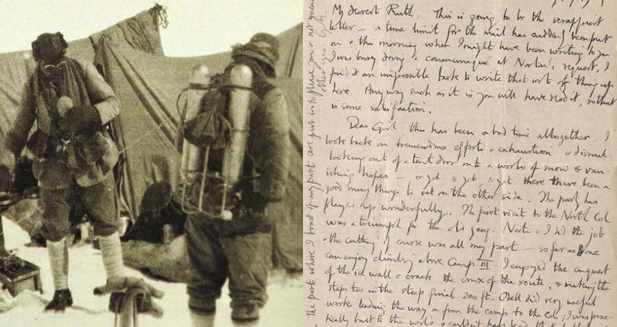 George Mallory's Final Letters From Everest Have Been Published
