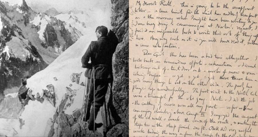George Mallory's Final Letters From Everest Have Been Published