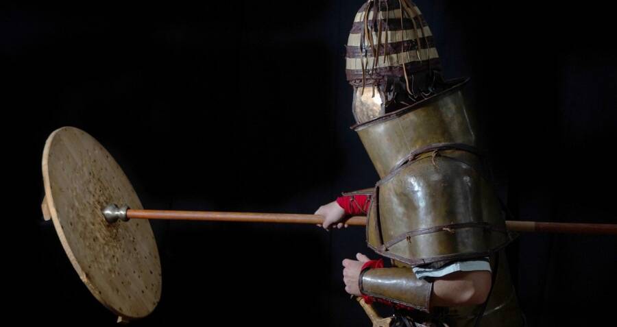 Soldiers Test Ancient Greek Armor To See If It Was Effective