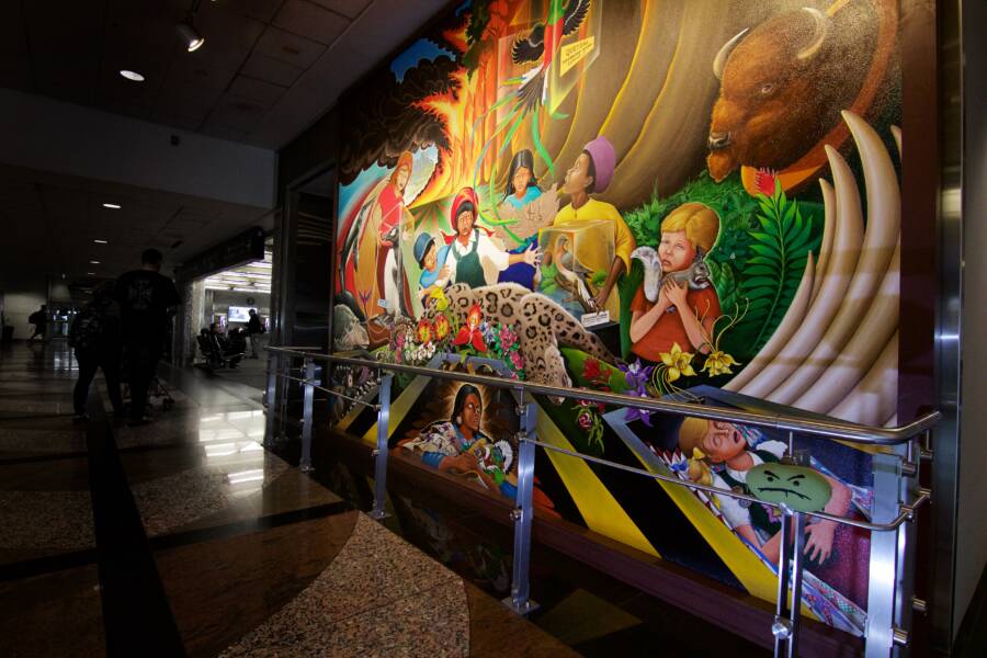 The Denver Airport Murals And The Conspiracy Theories Behind Them