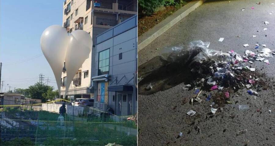 North Korea Sends Fleet Of Poop-Filled Balloons Into South Korea