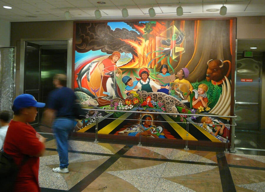 The Denver Airport Murals And The Conspiracy Theories Behind Them