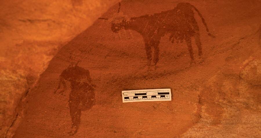Rock Art Depicting Boats And Cattle Found In Sudanese Desert