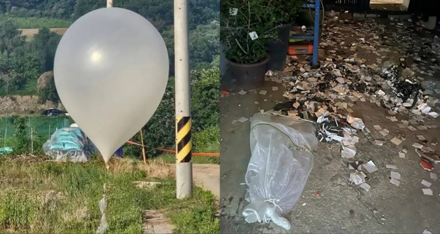 North Korea Sends Fleet Of Poop-Filled Balloons Into South Korea