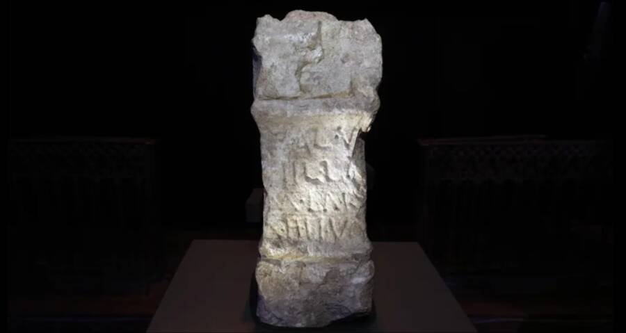 Votive Altar Dedicated To Basque Deity Found In Spanish Well