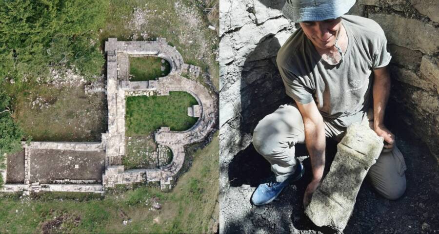 Votive Altar Dedicated To Basque Deity Found In Spanish Well