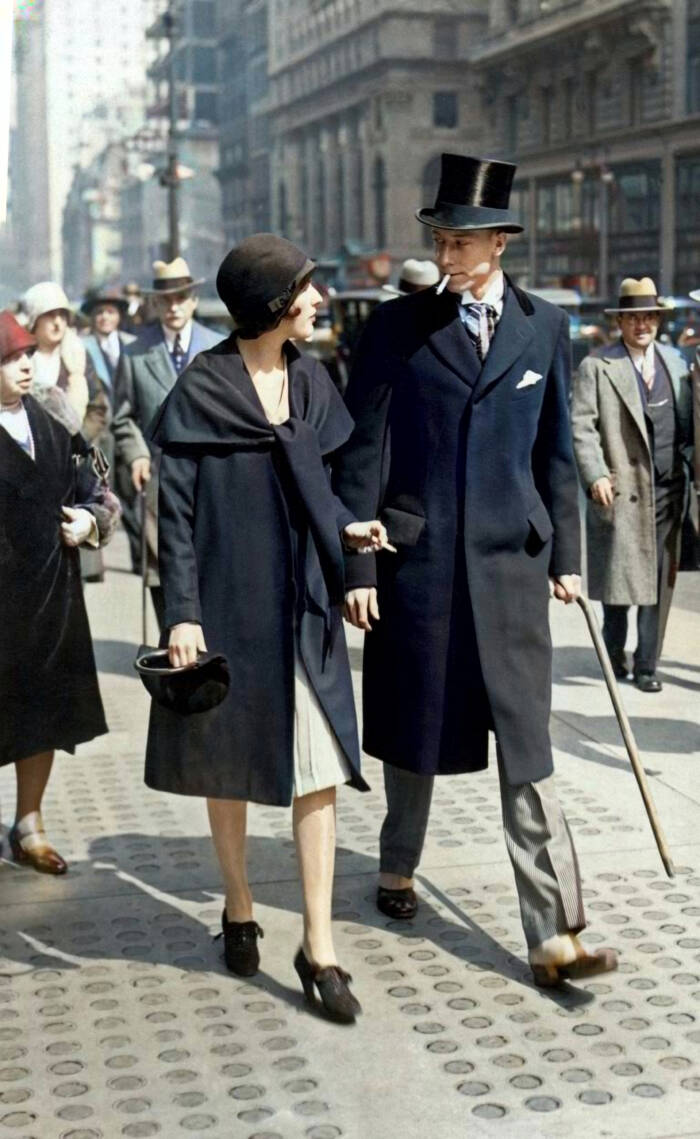 77 Colorized Photos Of The 1920s That Capture The Jazz Age