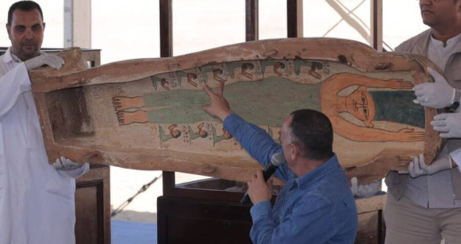 Egyptian Sarcophagus Goes Viral For Resembling Marge Simpson