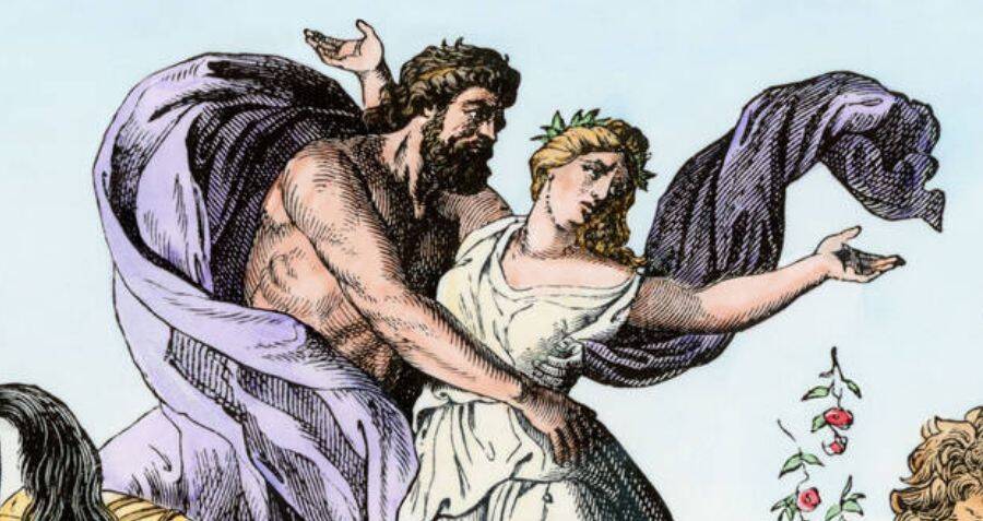 Persephone, The Greek Goddess Of The Underworld And Spring