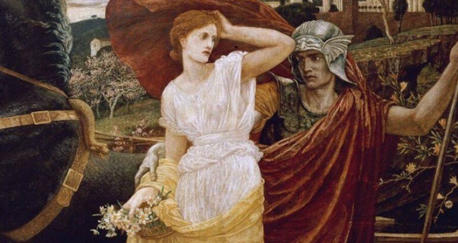 Persephone, The Greek Goddess Of The Underworld And Spring